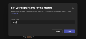 How to edit your display name in Microsoft Teams meetings – Vesa ...