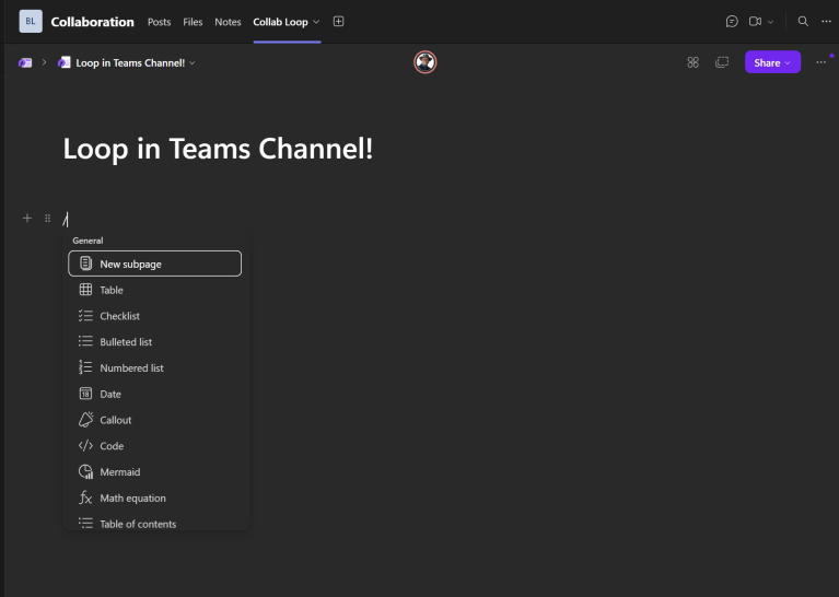 How to work with Loop Workspaces in Teams Channels – Vesa Nopanen ...