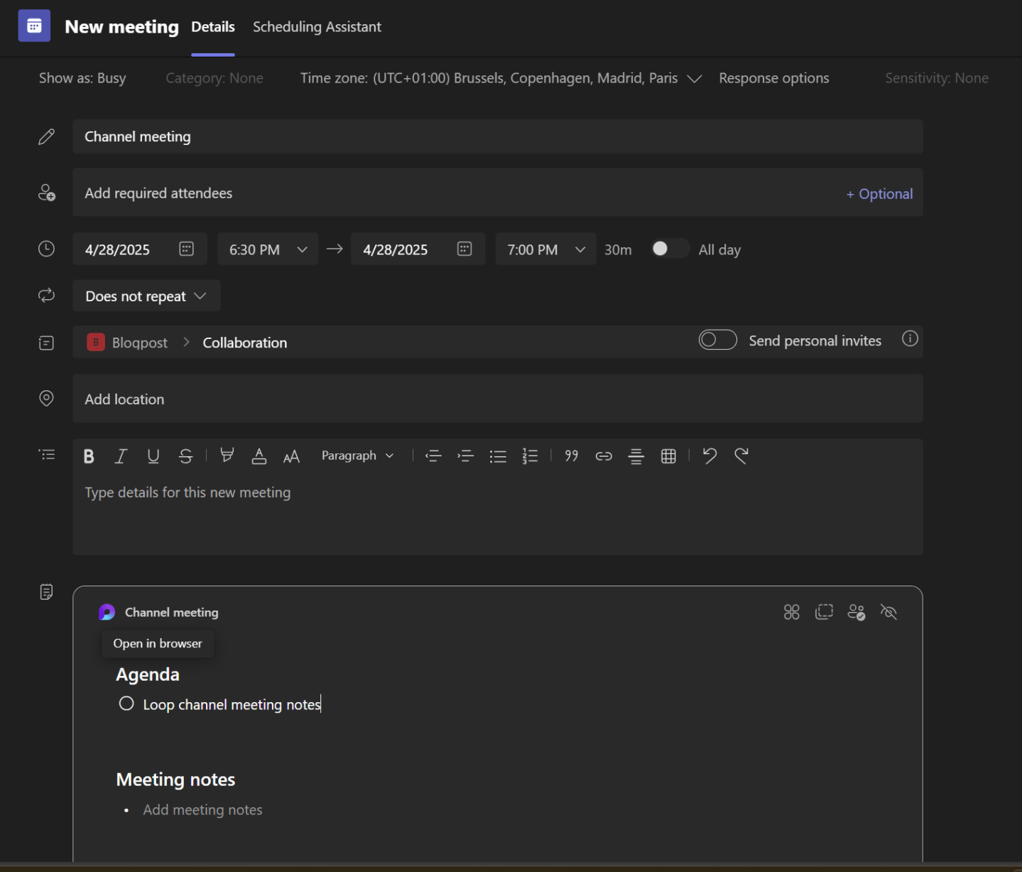 How to work with Loop Workspaces in Teams Channels – Vesa Nopanen ...