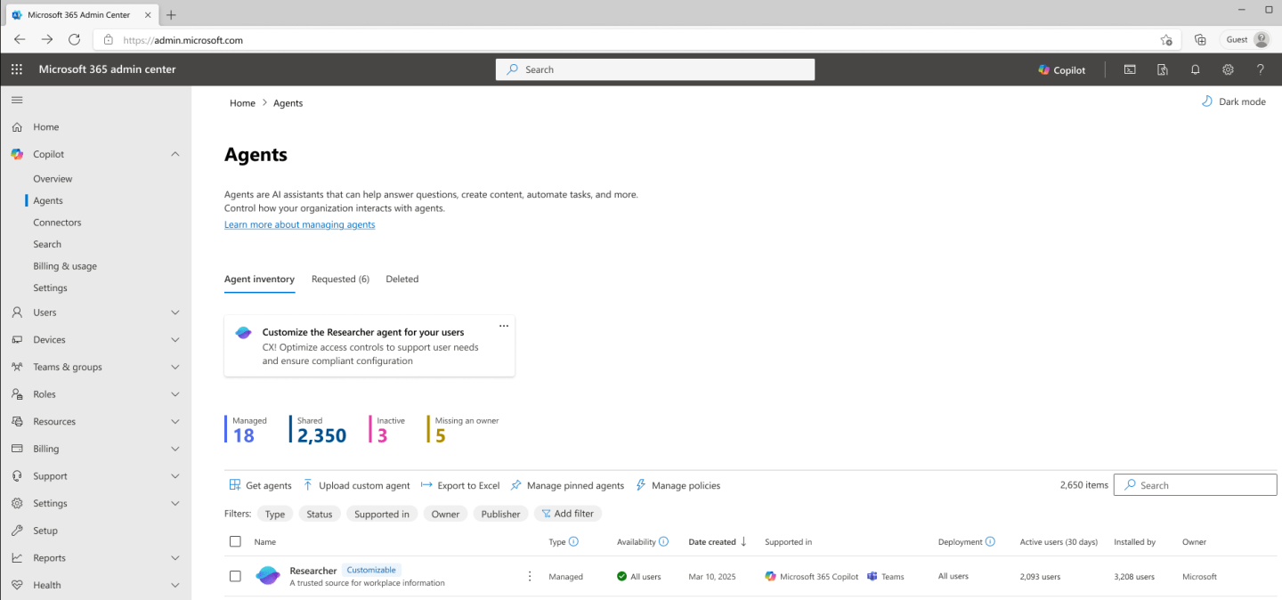 Researcher Agent with Computer Use in Microsoft 365 Copilot – Vesa ...