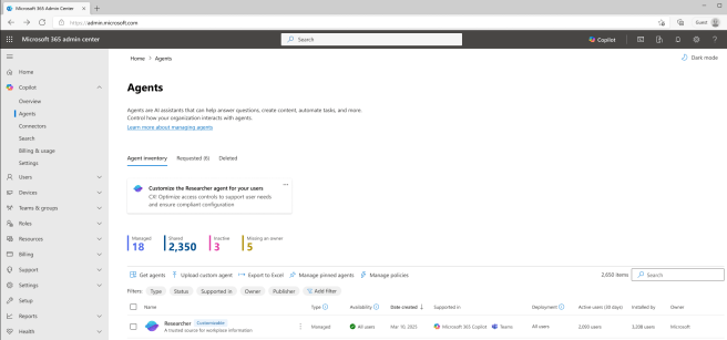 Researcher Agent with Computer Use in Microsoft 365 Copilot – Vesa ...