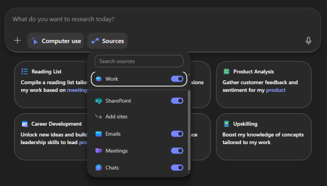 Researcher Agent with Computer Use in Microsoft 365 Copilot – Vesa ...