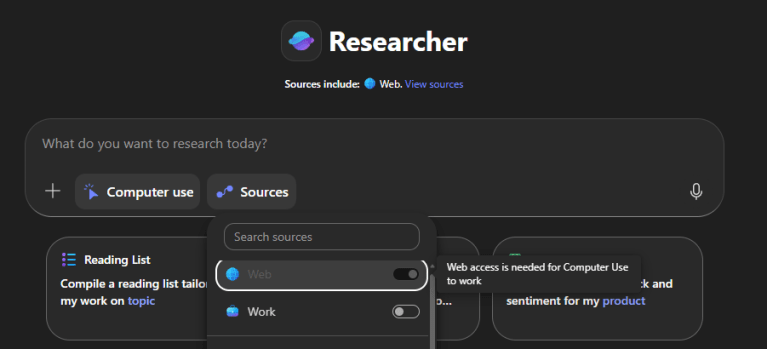 Researcher Agent with Computer Use in Microsoft 365 Copilot – Vesa ...